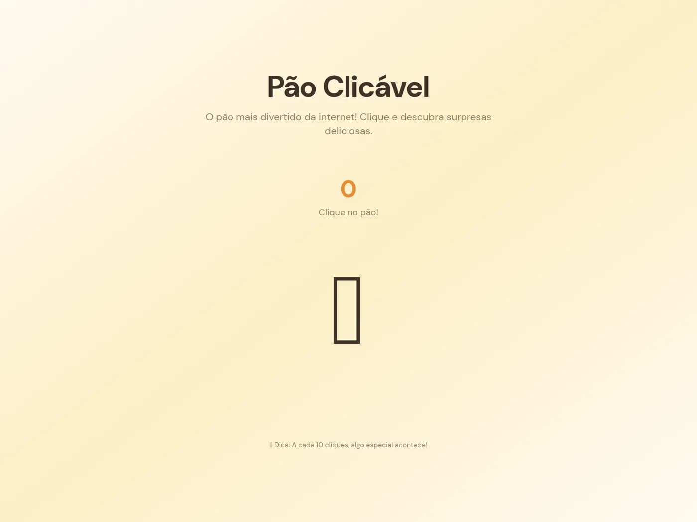 Clickable Bread