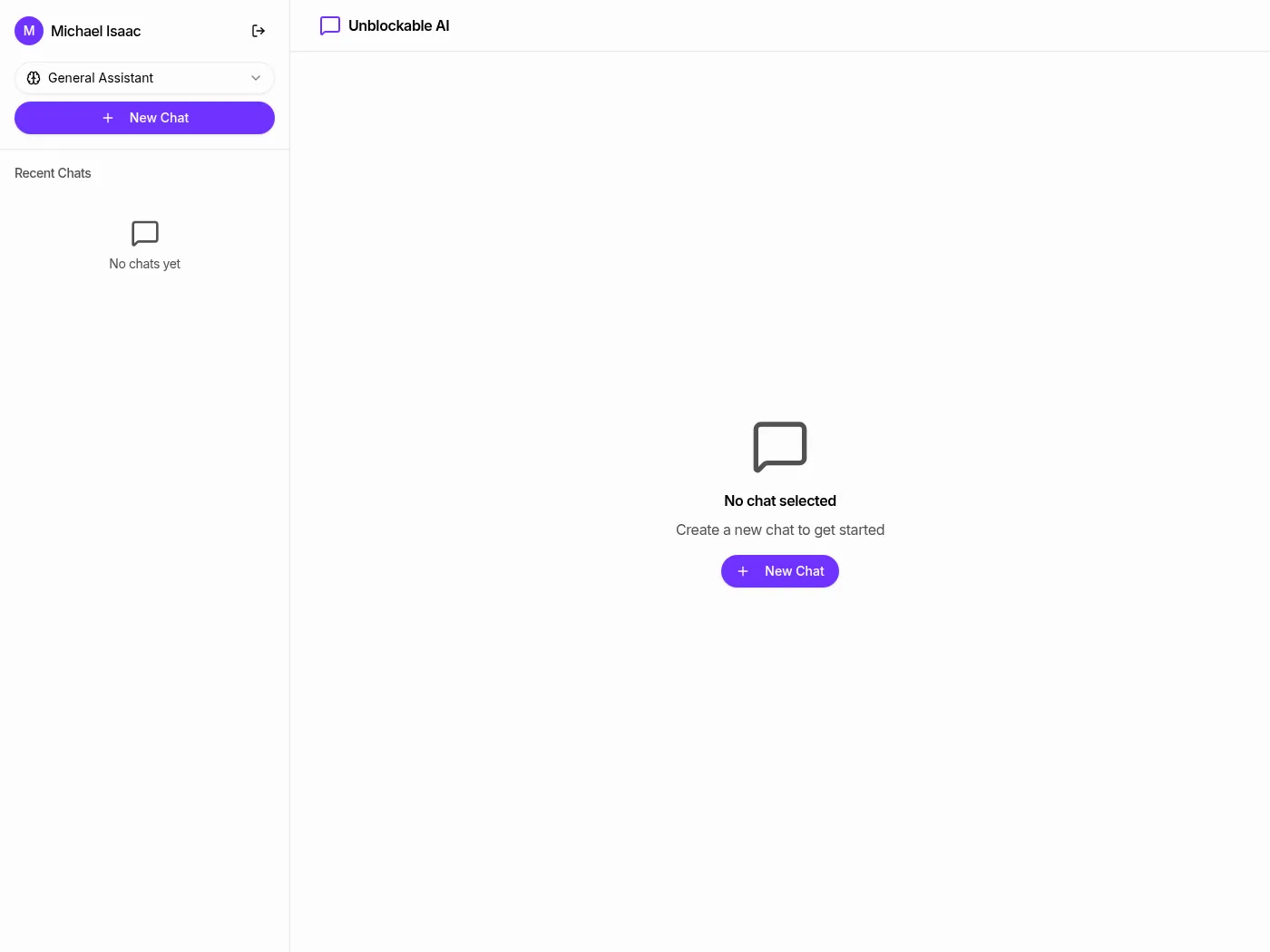 Unblockable AI Chat & File Platform