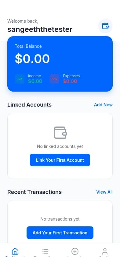 Unified Banking Companion – All-in-One Transaction Management Mobile App