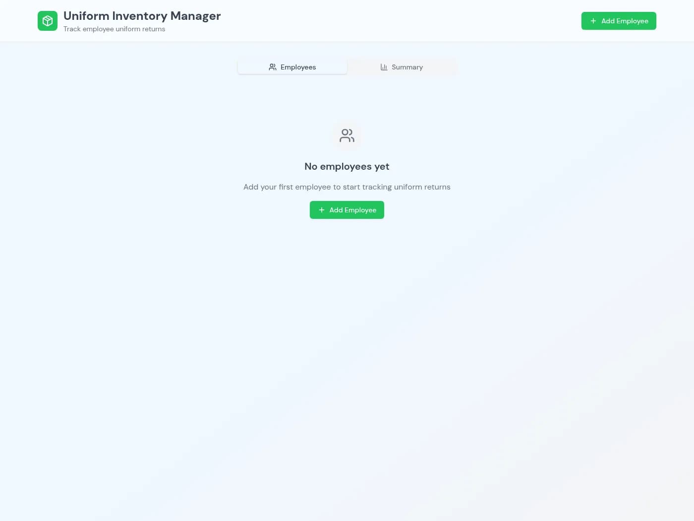 Uniform Inventory Management App