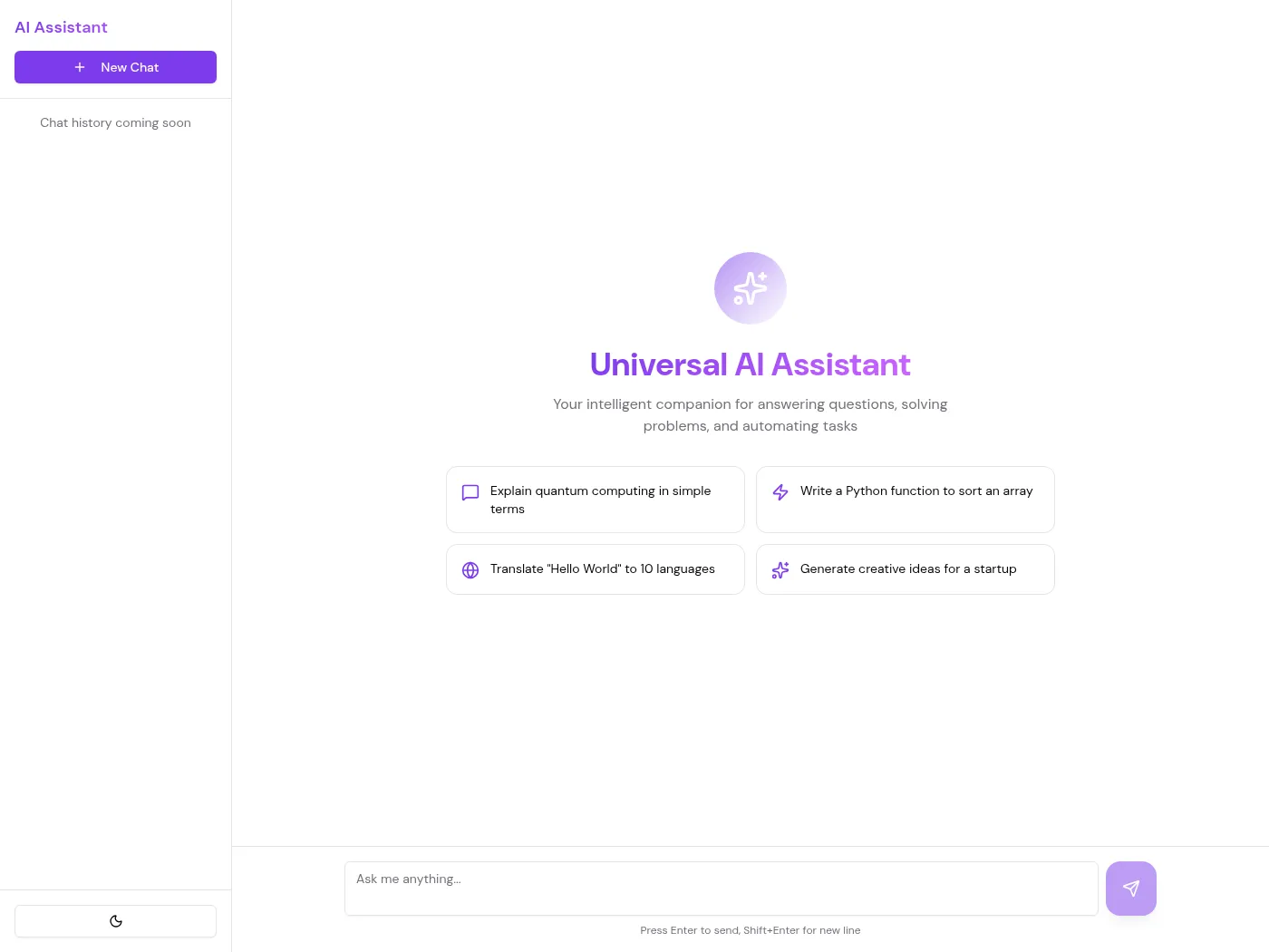 Universal AI Assistant Platform