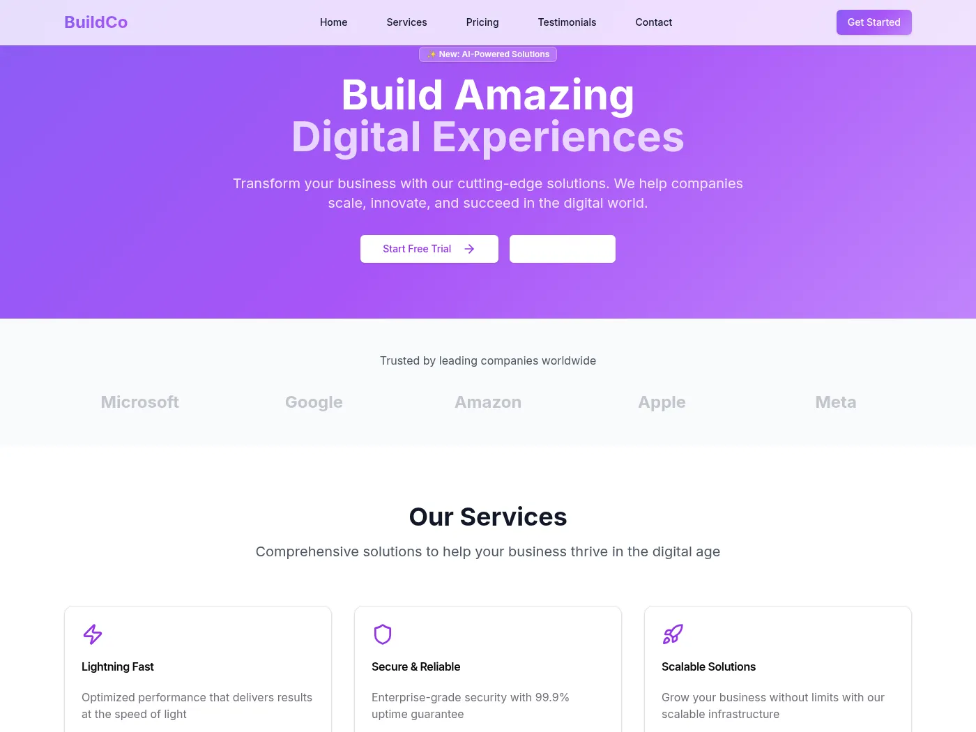 Universal Landing Page Builder