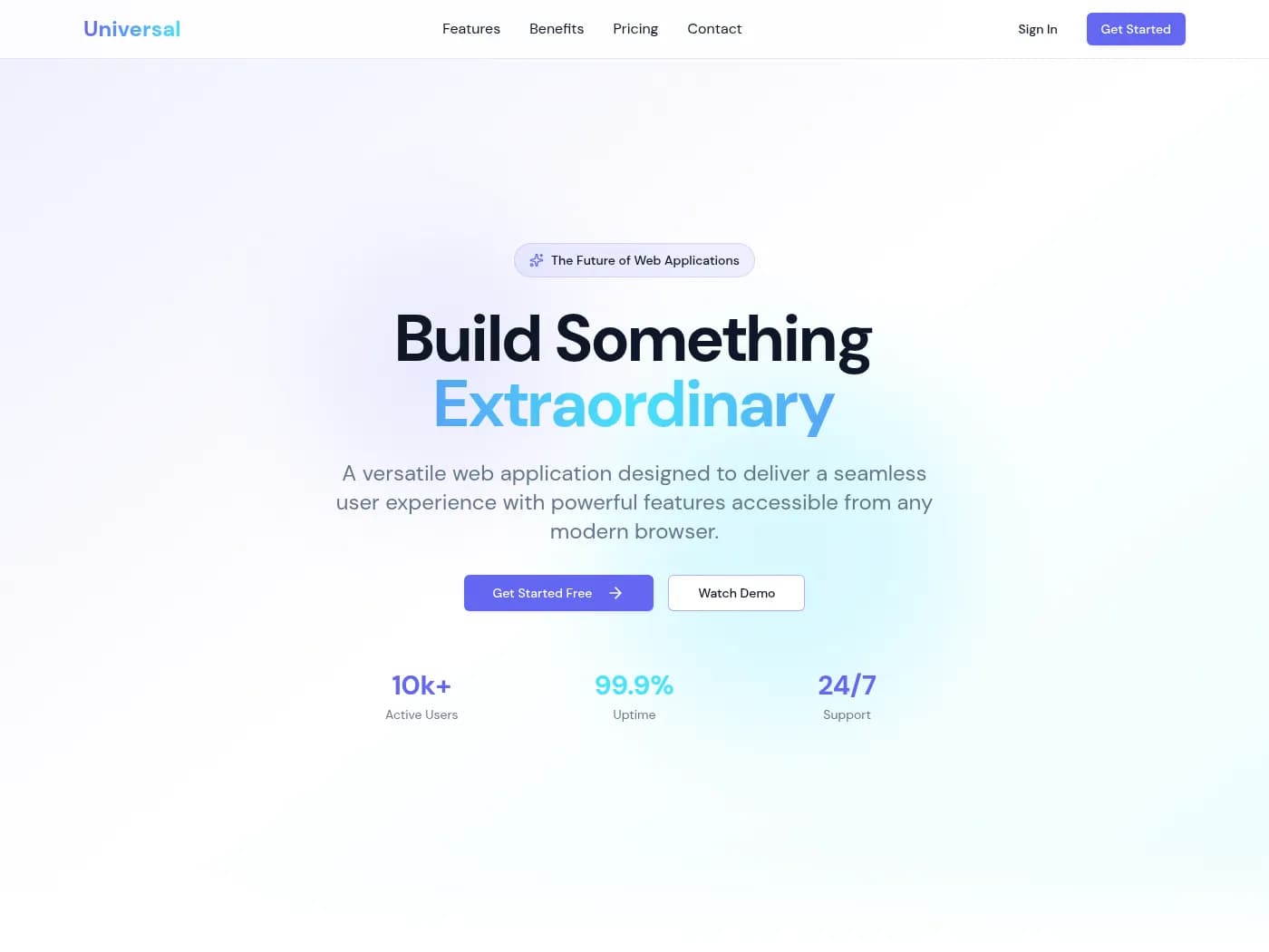 Universal Web App
