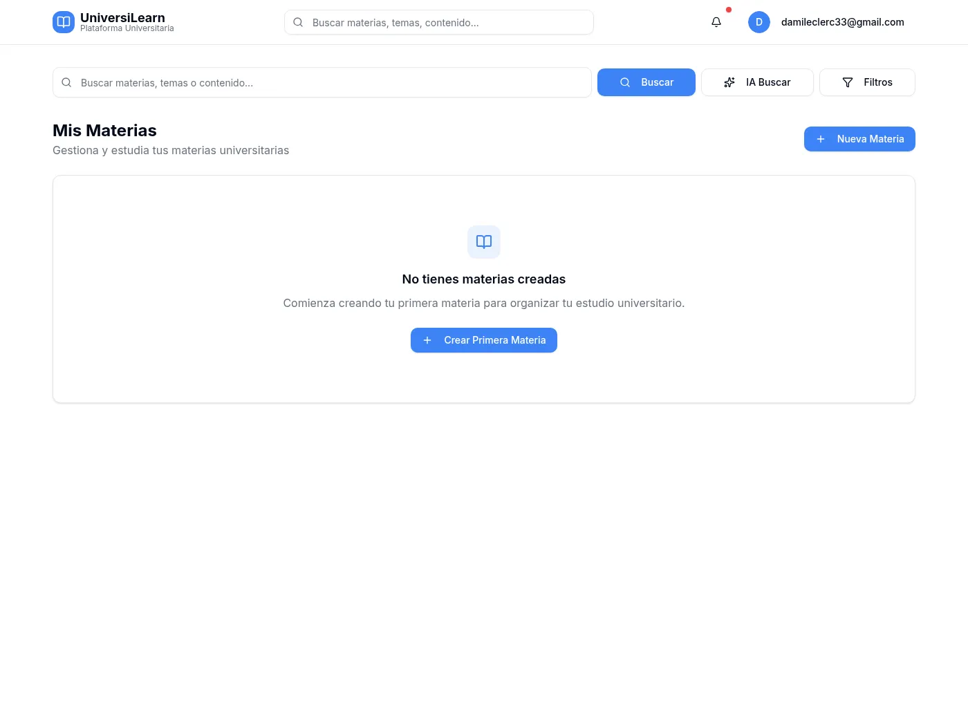 UniversiLearn: Plataforma Universal de Estudios Universitarios