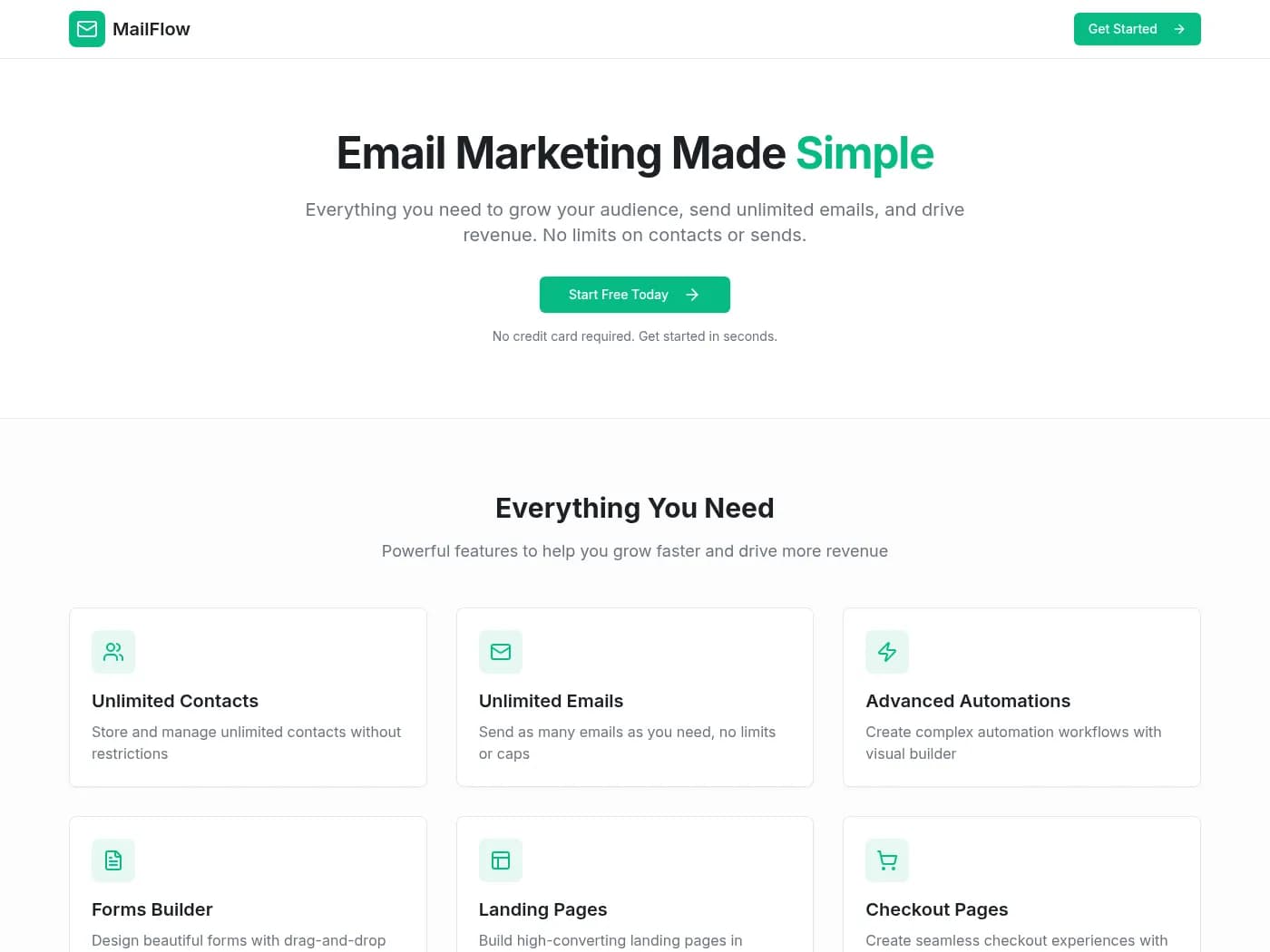 Unlimited Email Marketing Platform
