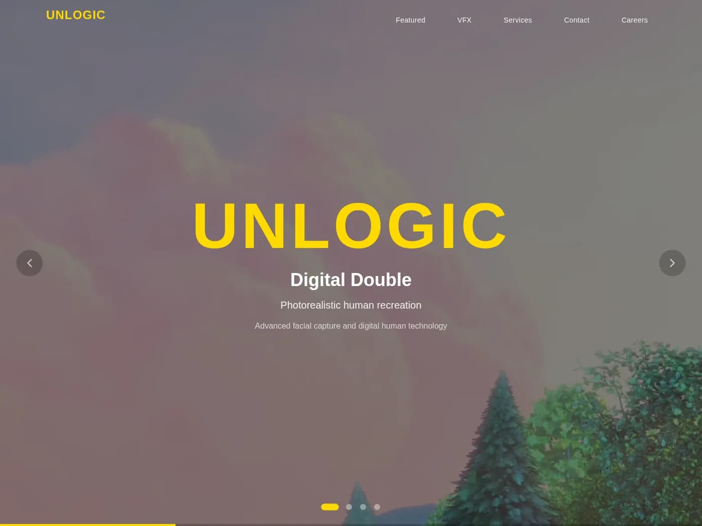 UNLOGIC Visual Effects Studio Website