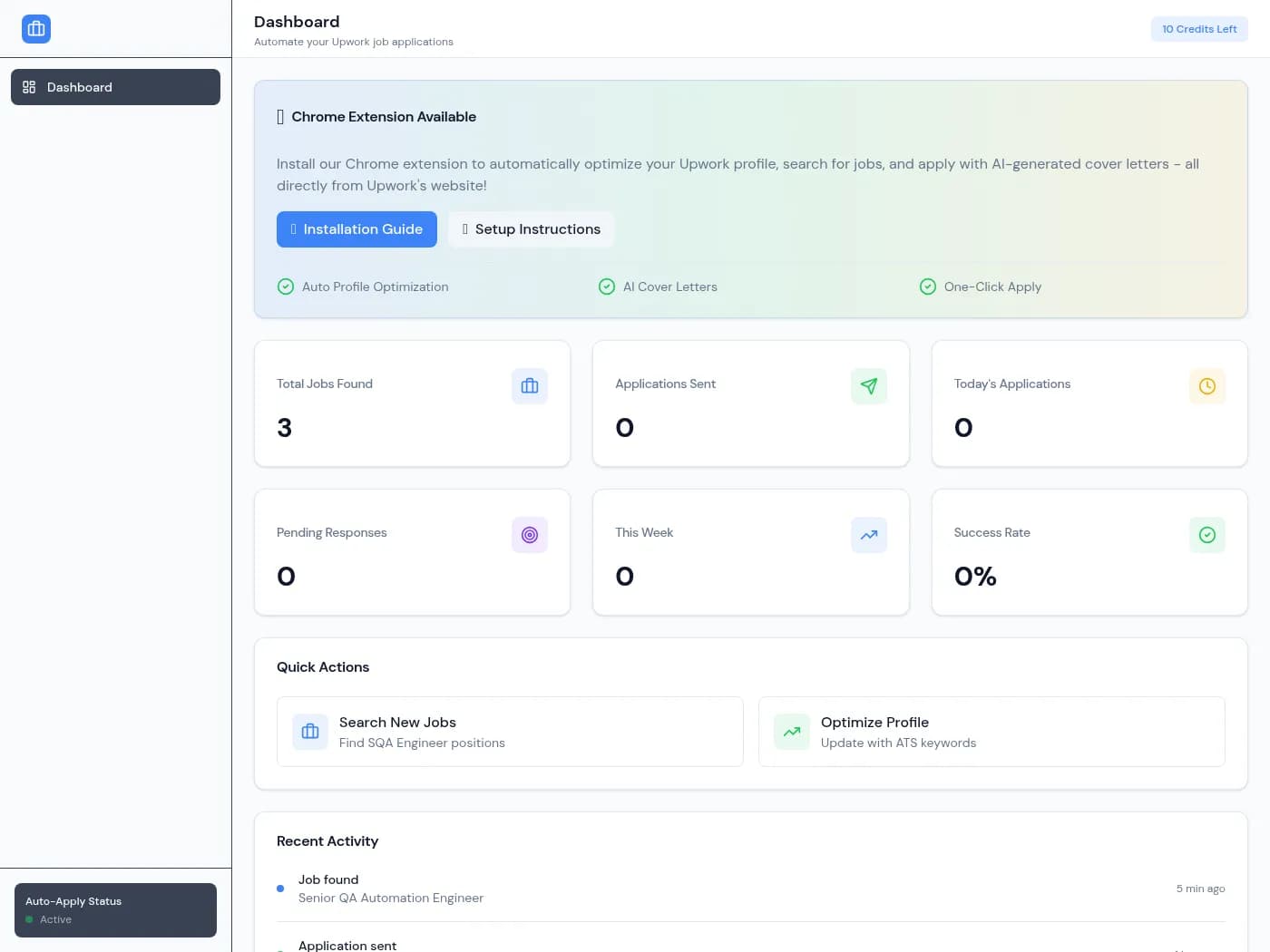 Upwork SQA Job Automation BD Agent
