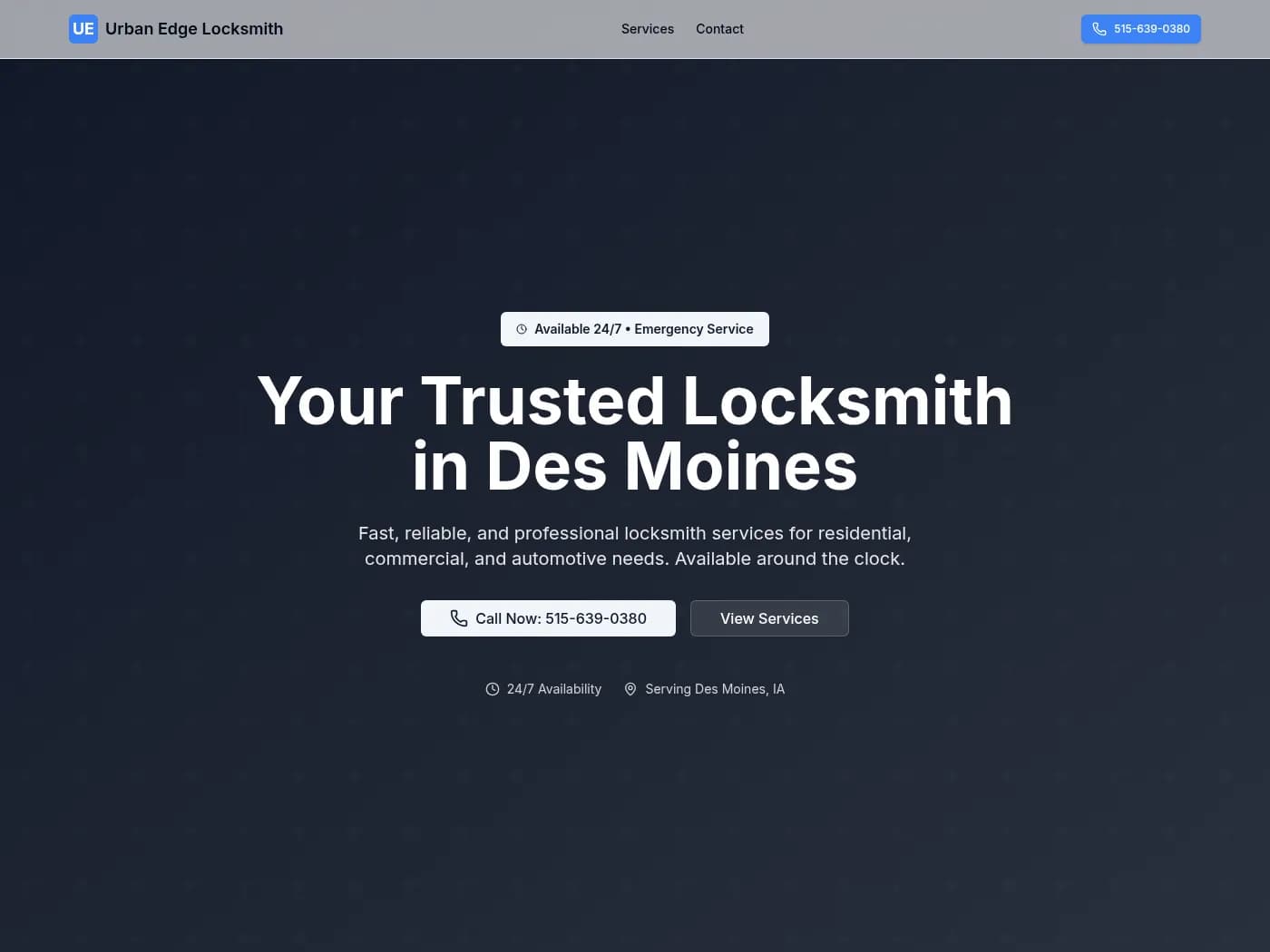 Urban Edge Locksmith Web Presence