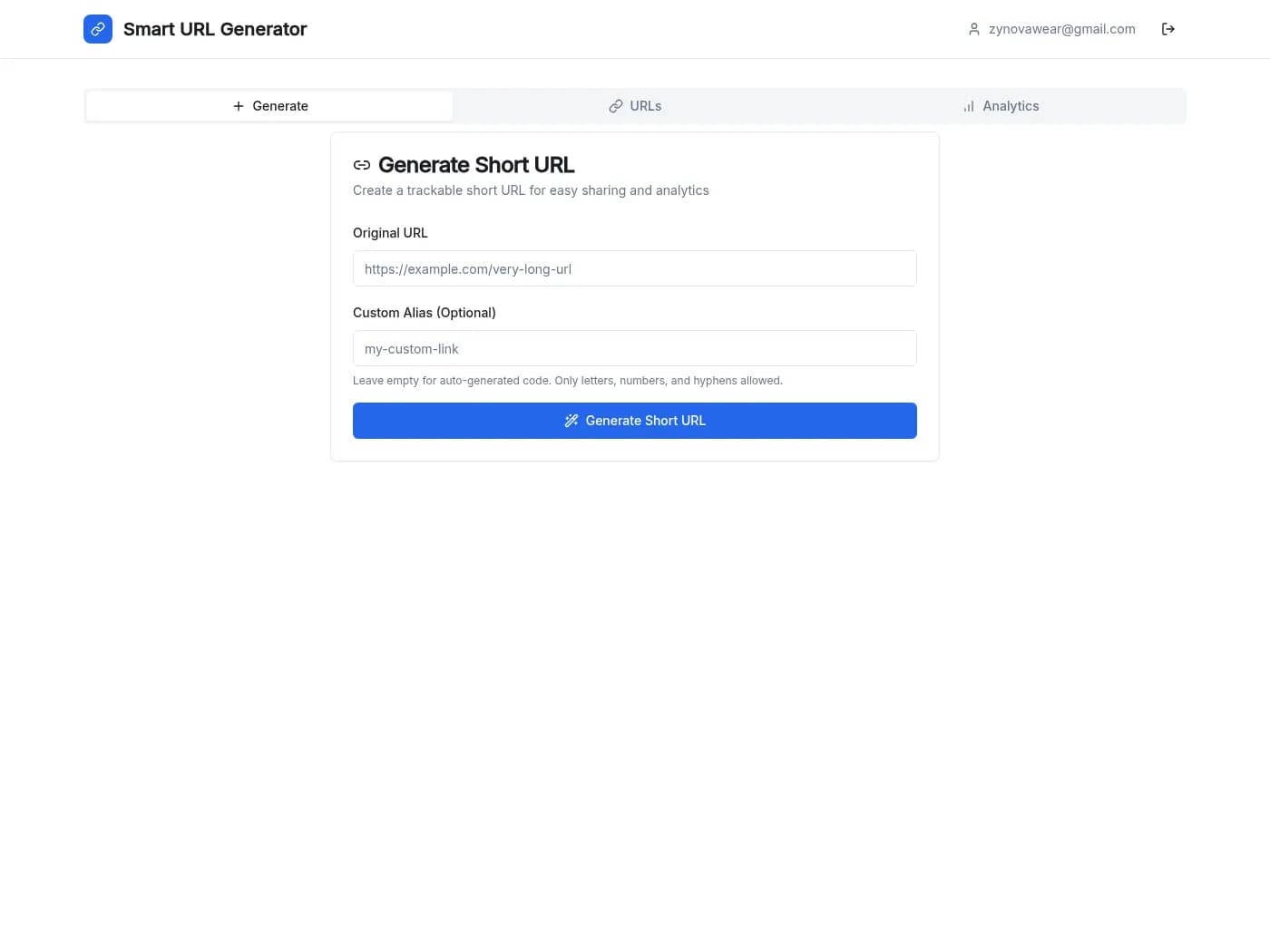 Smart URL Generator Tool