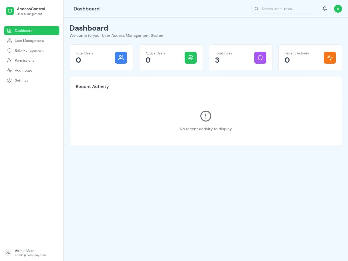 User Access Management System