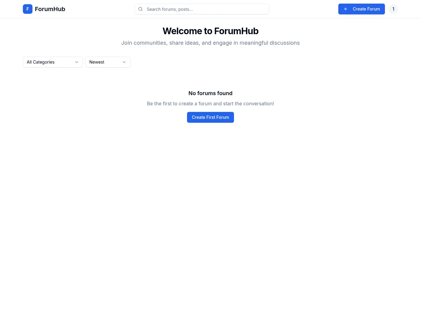 User Forum Community Platform