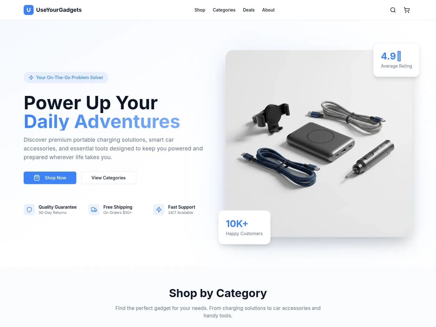 UseYourGadgets Modern Webstore