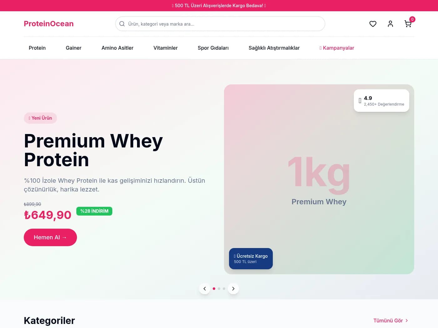 Uvodo Inspired E-commerce Platform