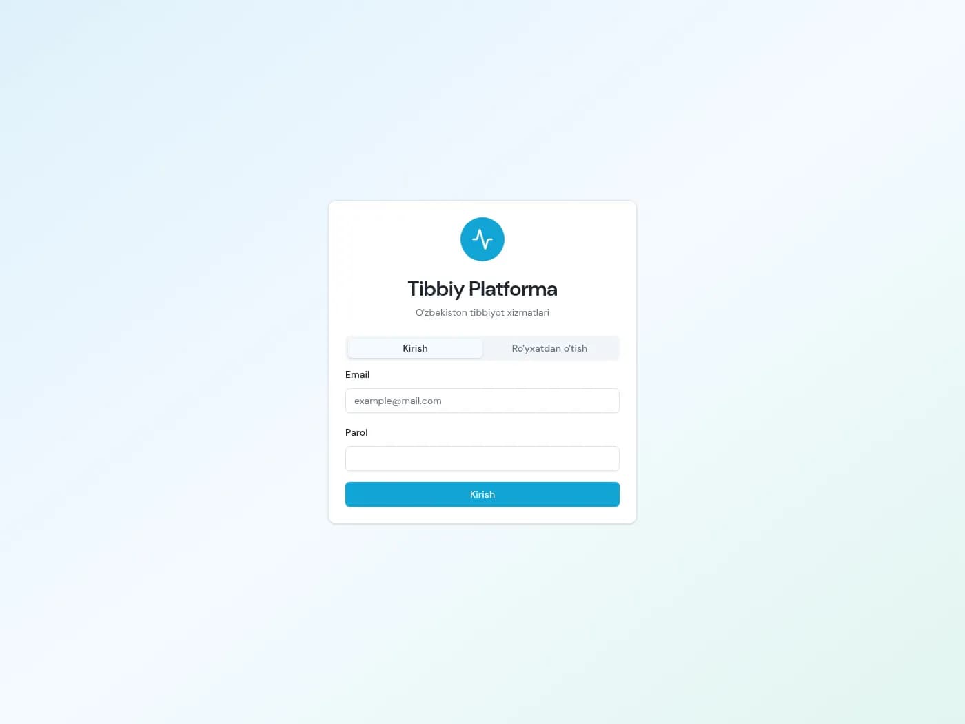 Comprehensive Medical Service Platform for Uzbekistan