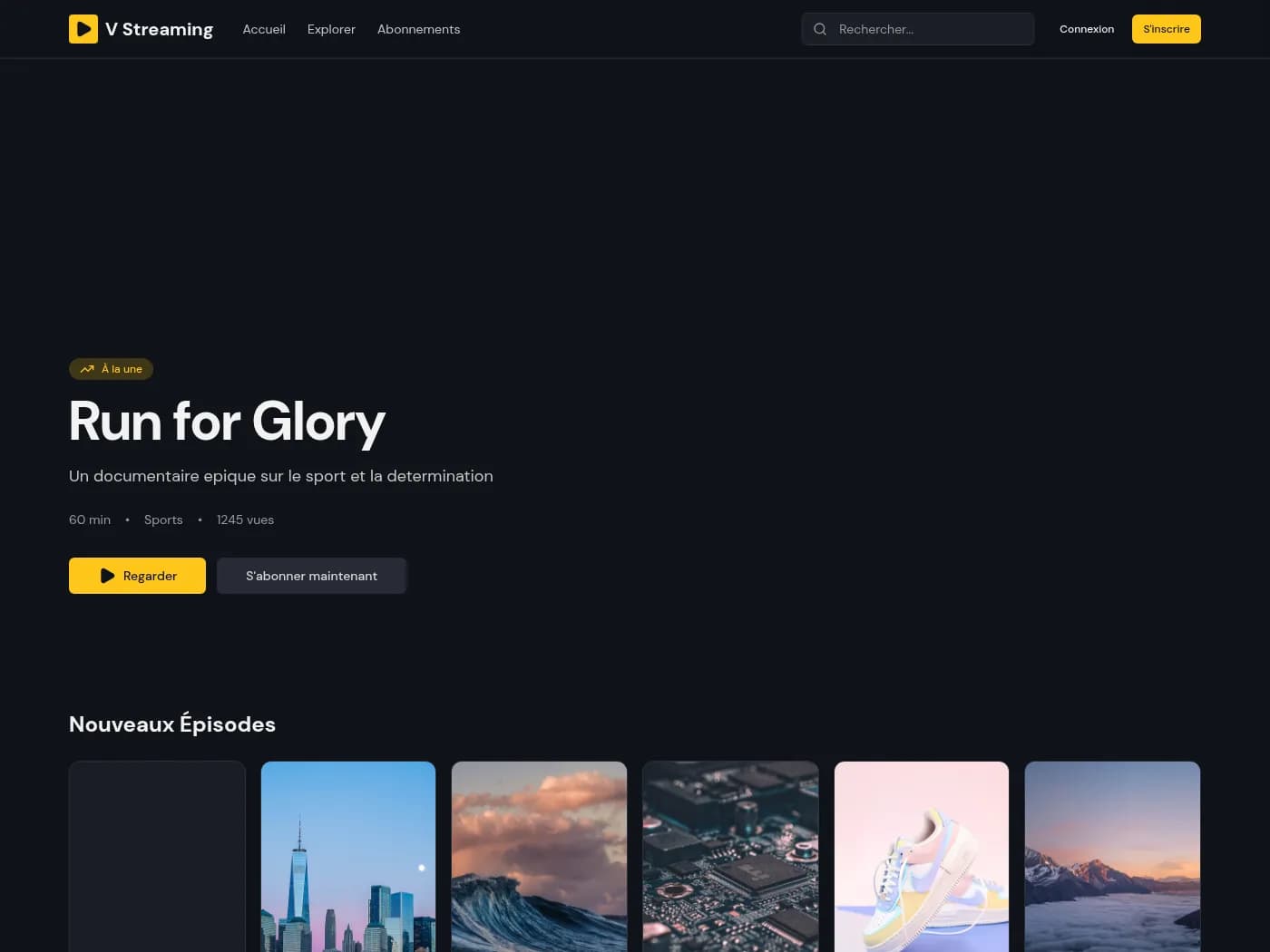 V Streaming – Video Streaming Platform with Subscription Management