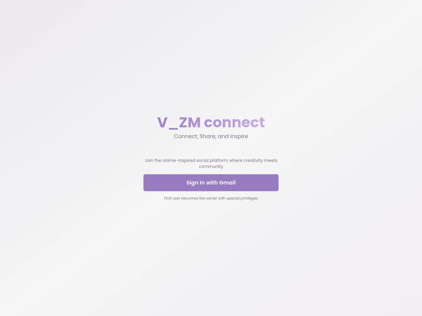 V_ZM connect - A Complete Modern Social Media Platform