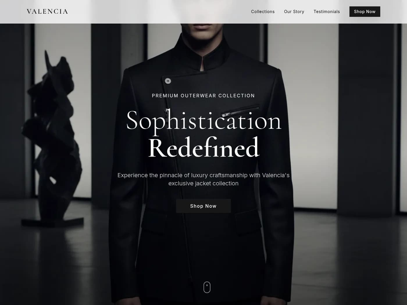 Valencia Luxury Jackets Website