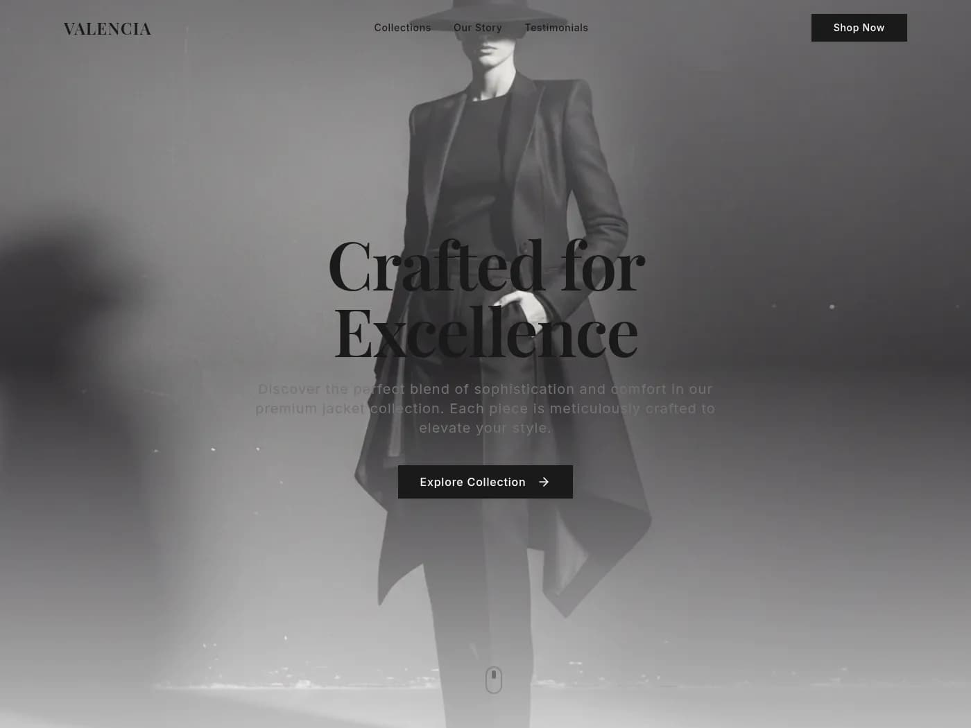 Valencia Luxury Jackets Web Experience