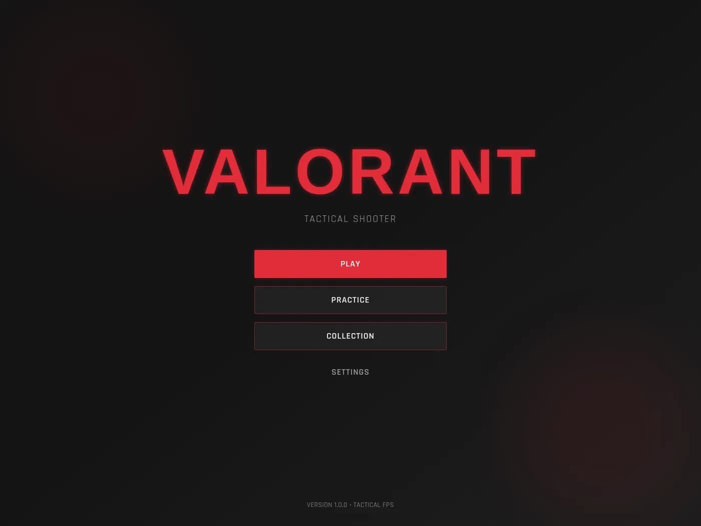 Valorant-Inspired Tactical Shooter Game