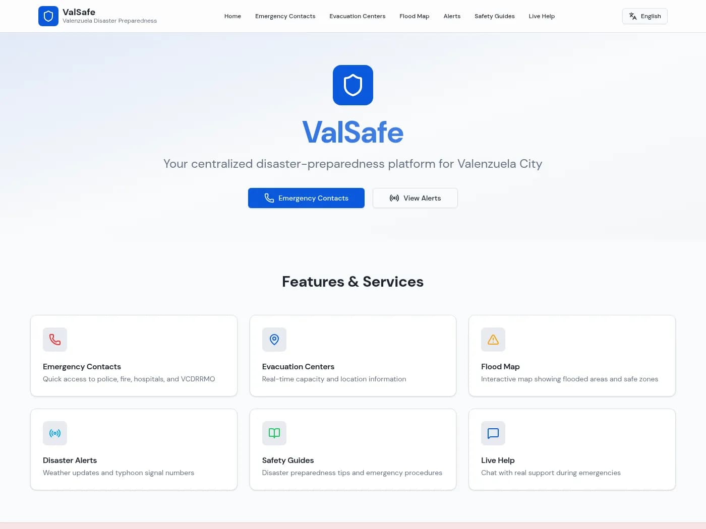 ValSafe: Disaster-Preparedness Platform for Valenzuela City