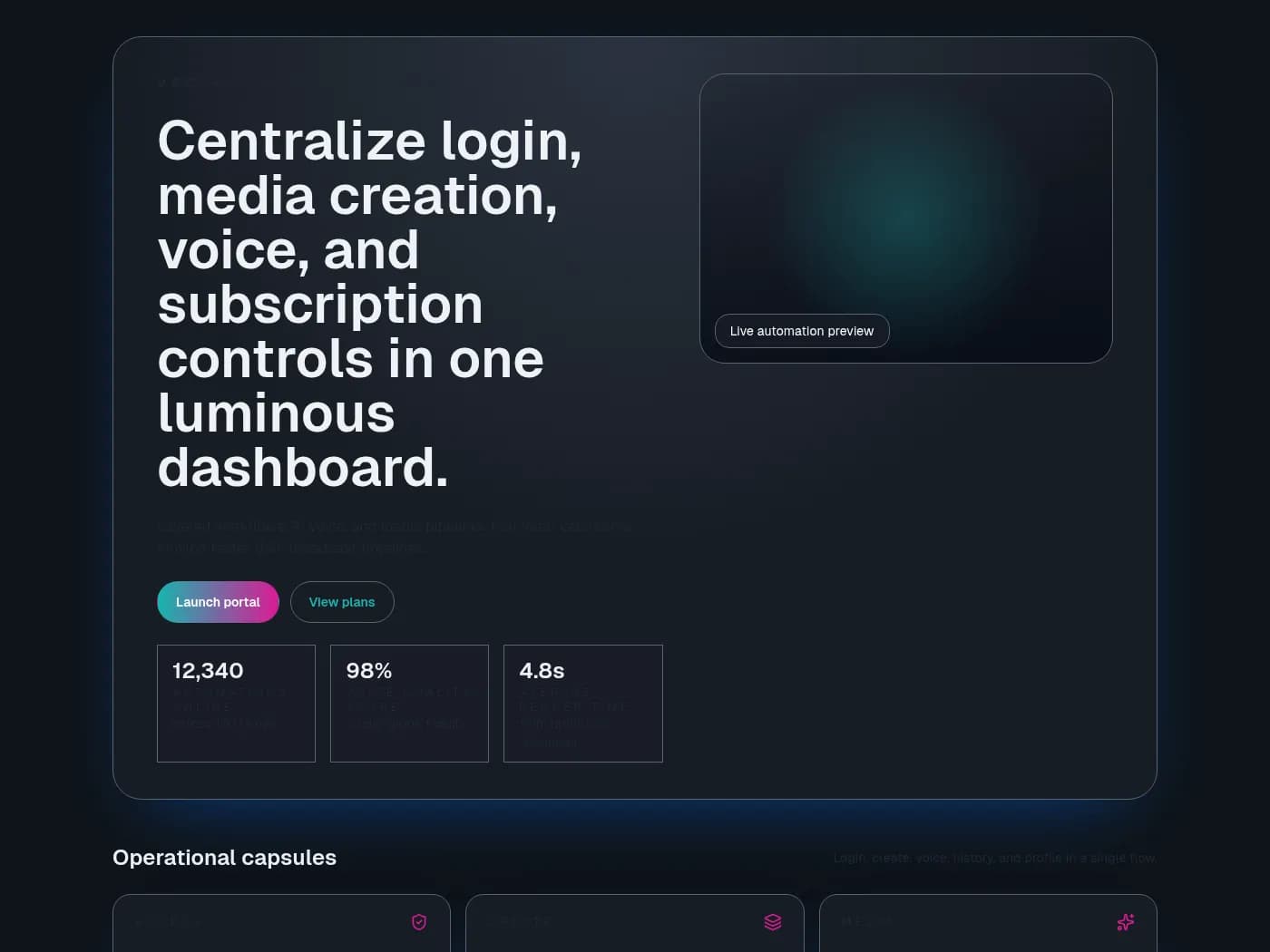 Veo Automation Portal