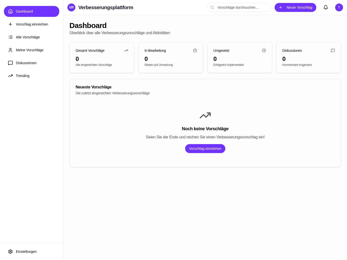 Verbesserungsplattform