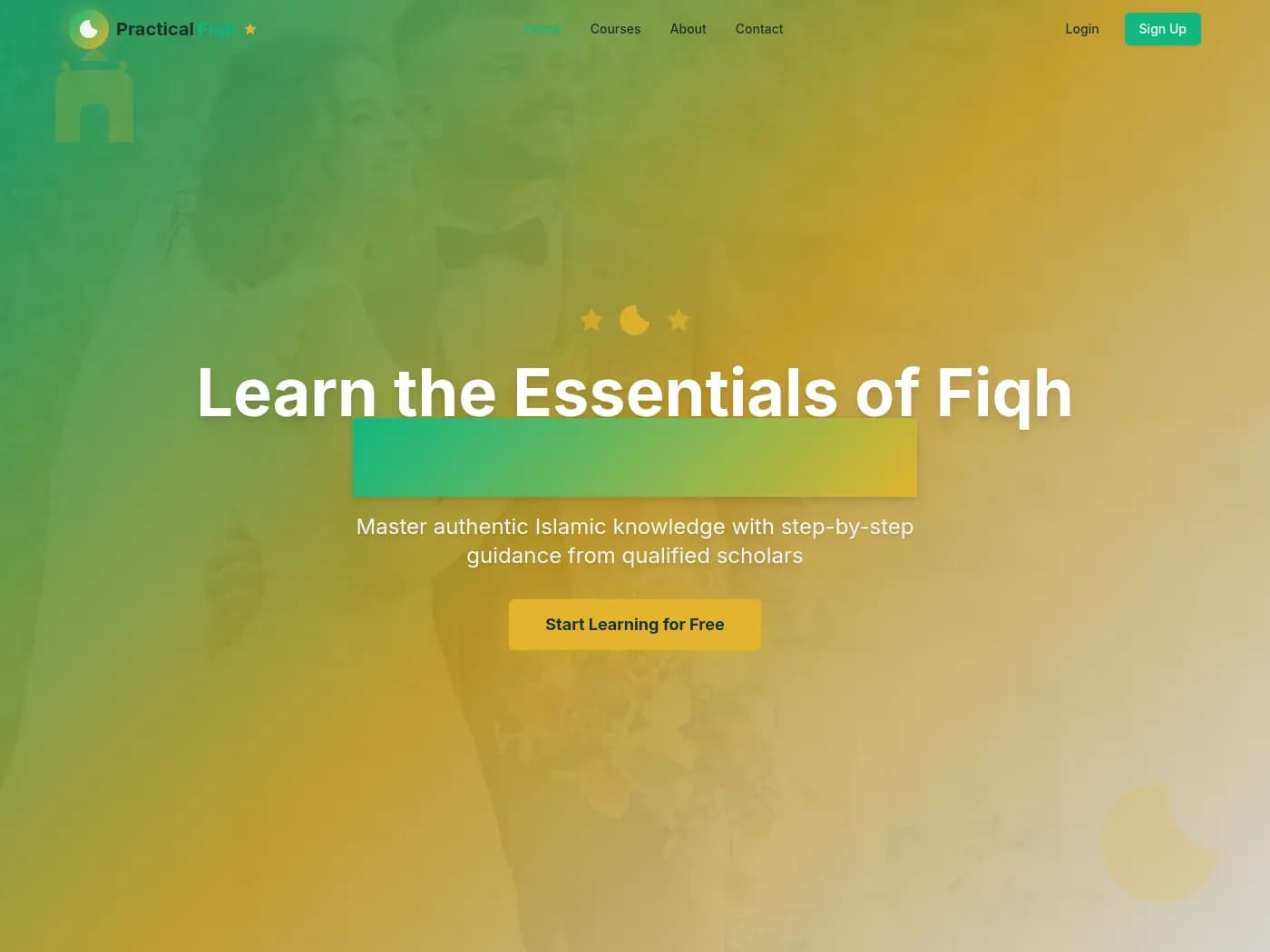 Verde Course Flow: A Sleek, Responsive E-Learning Platform