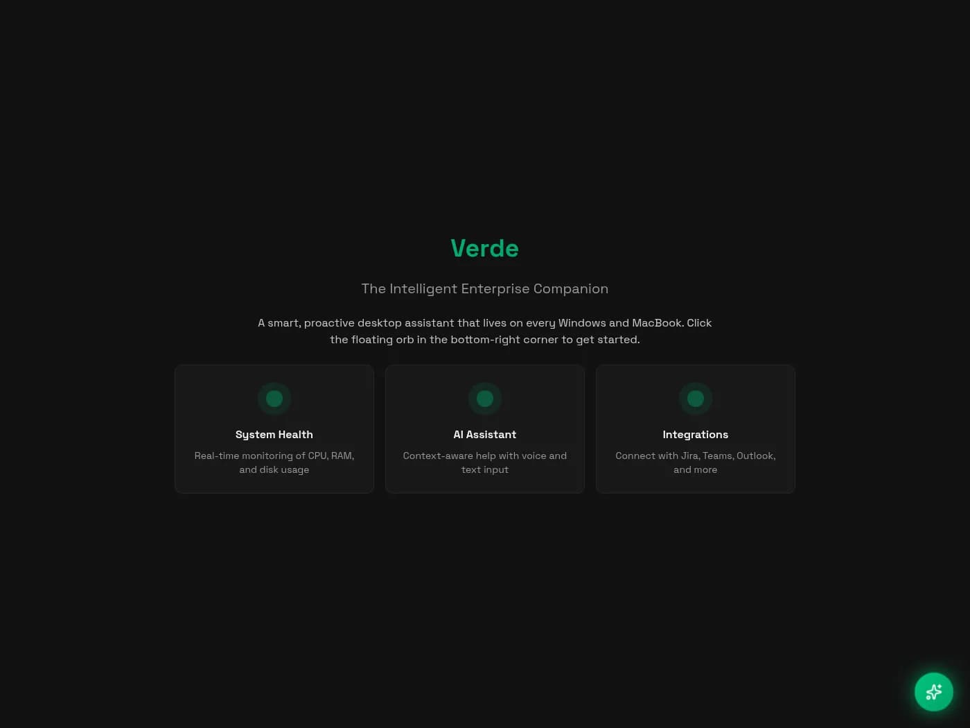 Verde — The Intelligent Desktop Enterprise Assistant