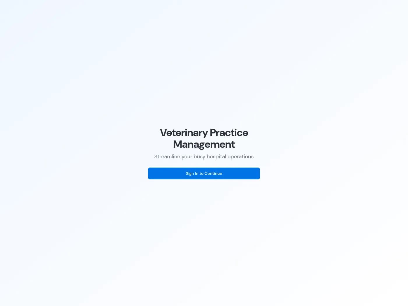 Modern Veterinary Practice Management Suite