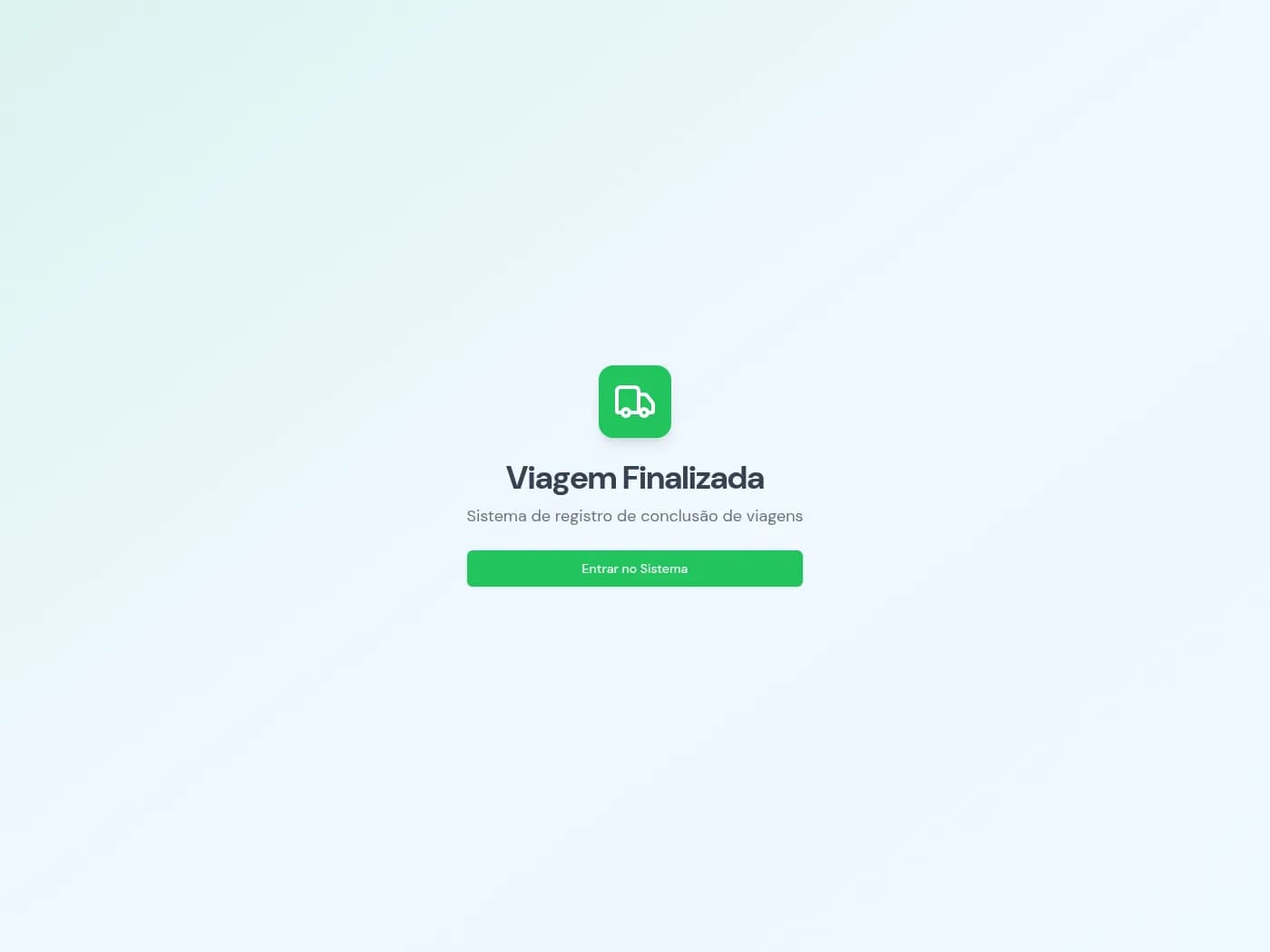 Viagem Finalizada Motorista