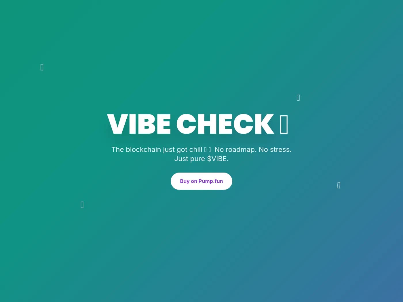VIBE Token Meme Landing Page