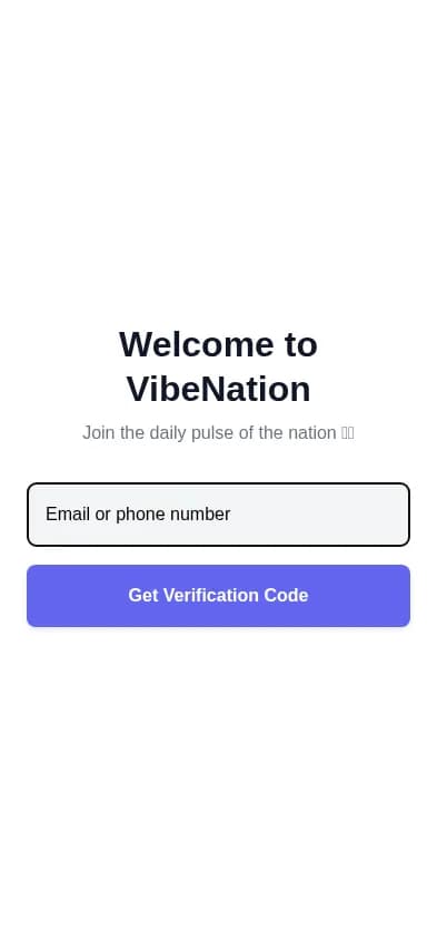 VibeNation: Emoji-Powered Daily Survey Mobile App