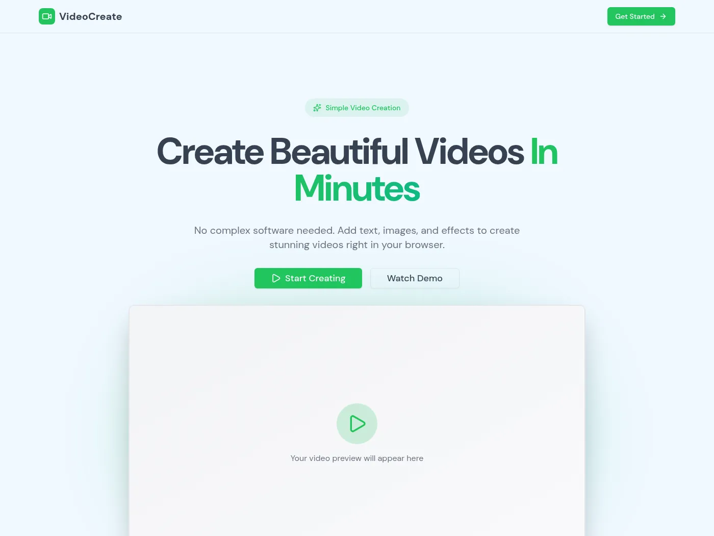 Video Creation Platform