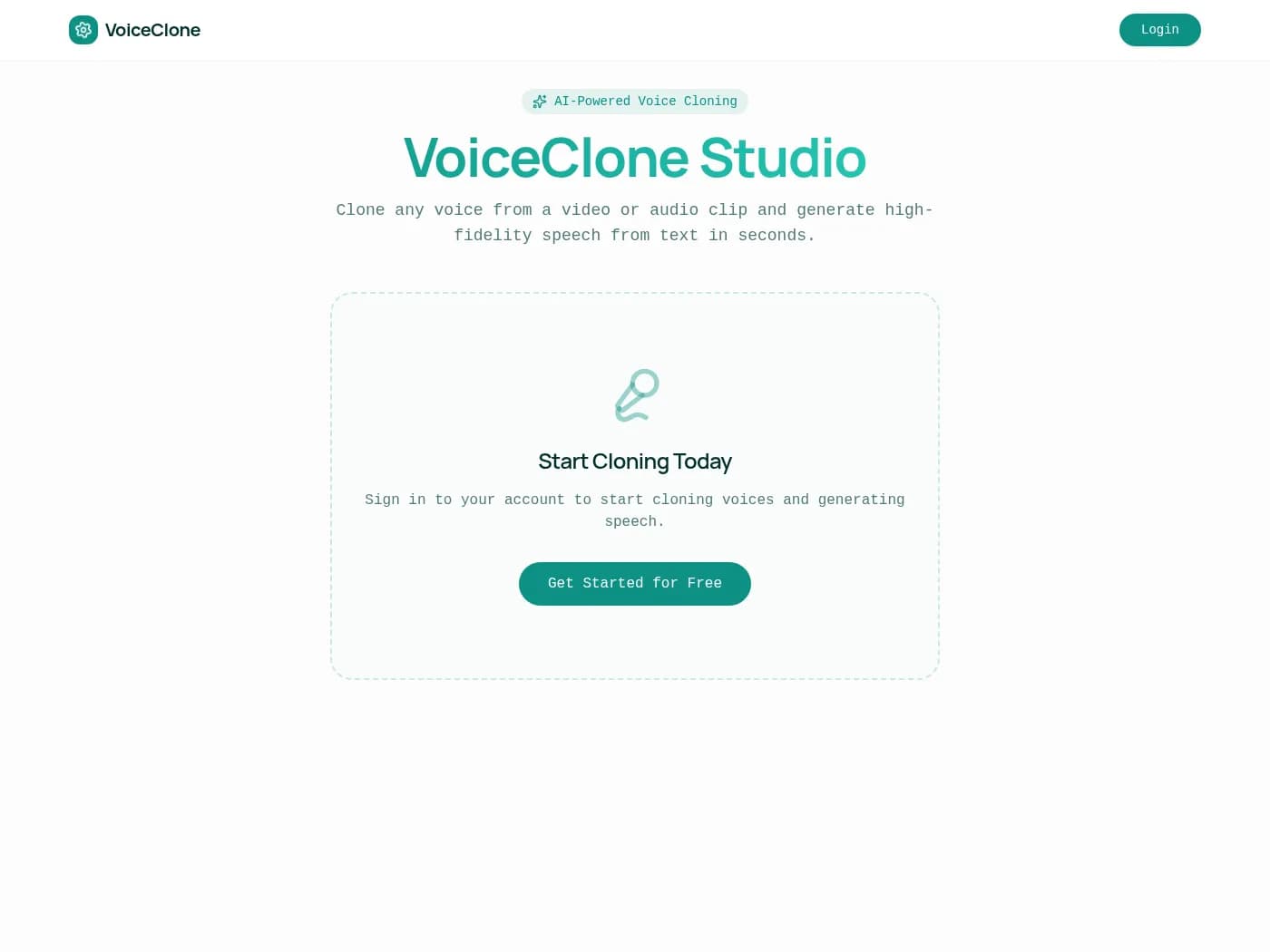 Free Video Voice Cloner