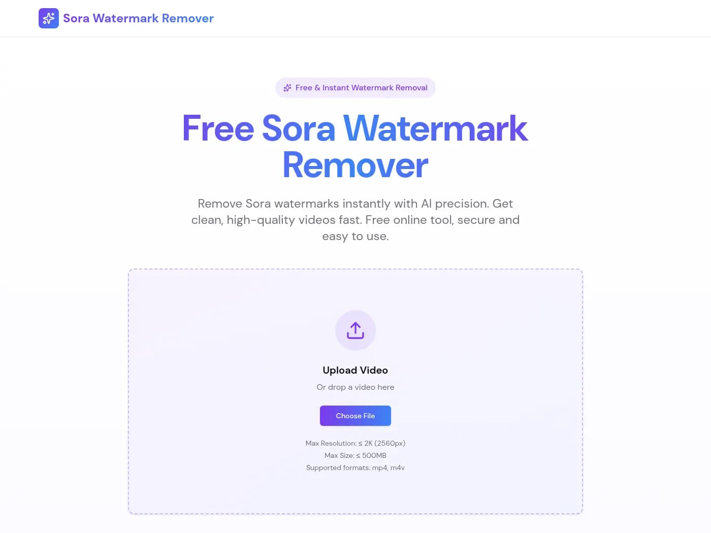 Universal Video Watermark Remover Tool