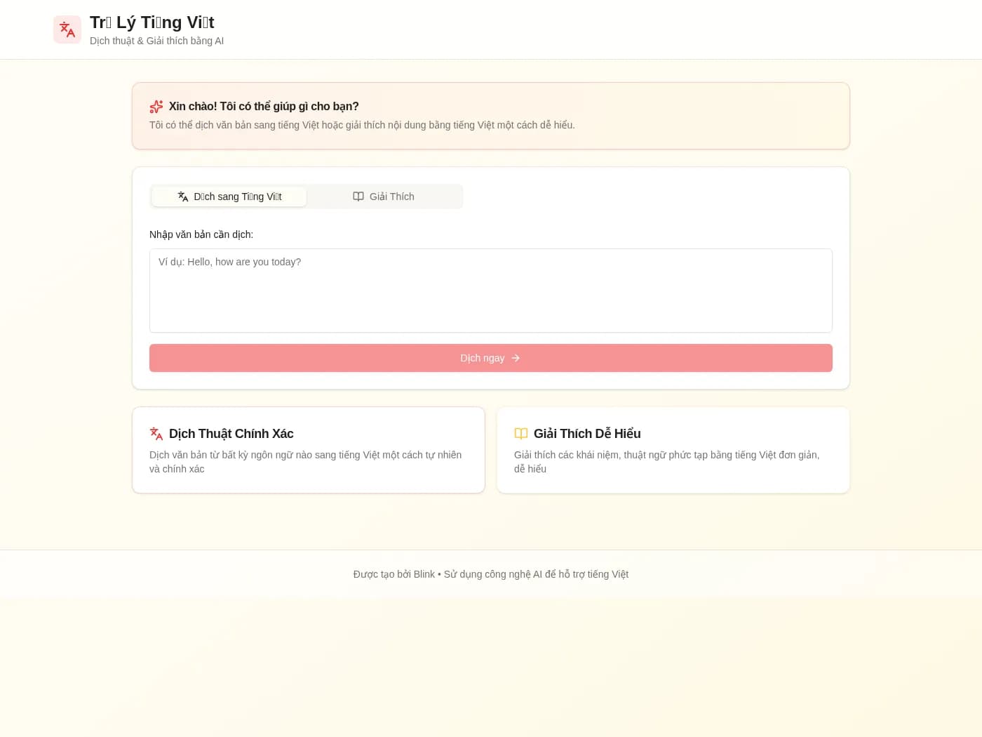 Vietnamese Language Support App