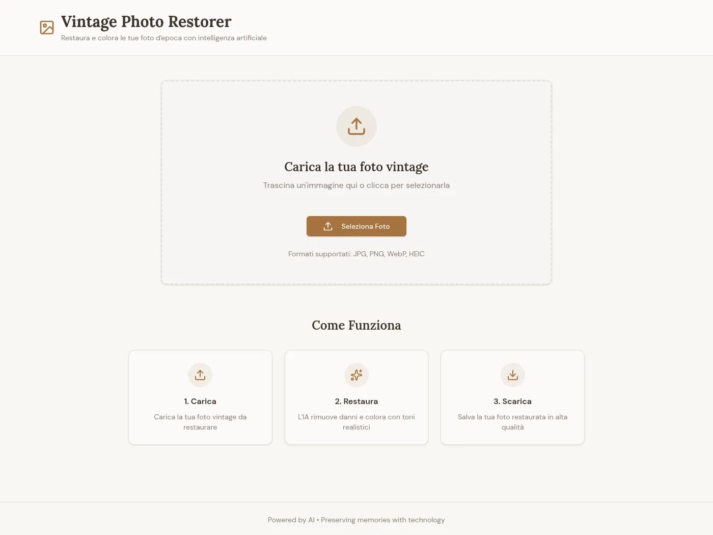 Vintage Photo Restorer & Colorizer