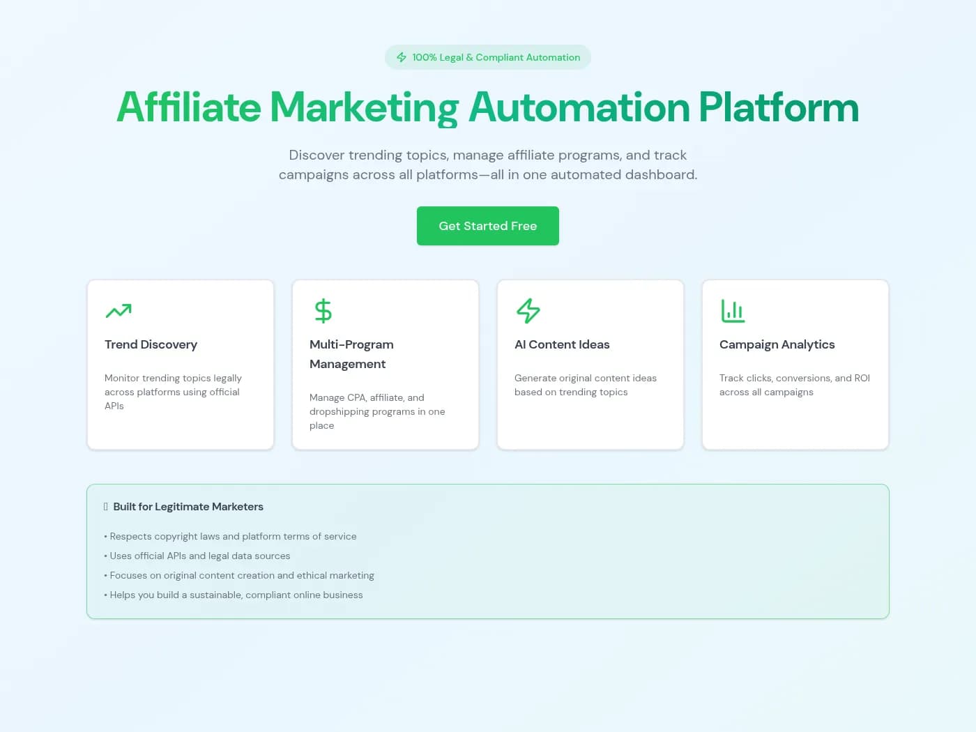 Viral Arbitrage Network Automation Platform