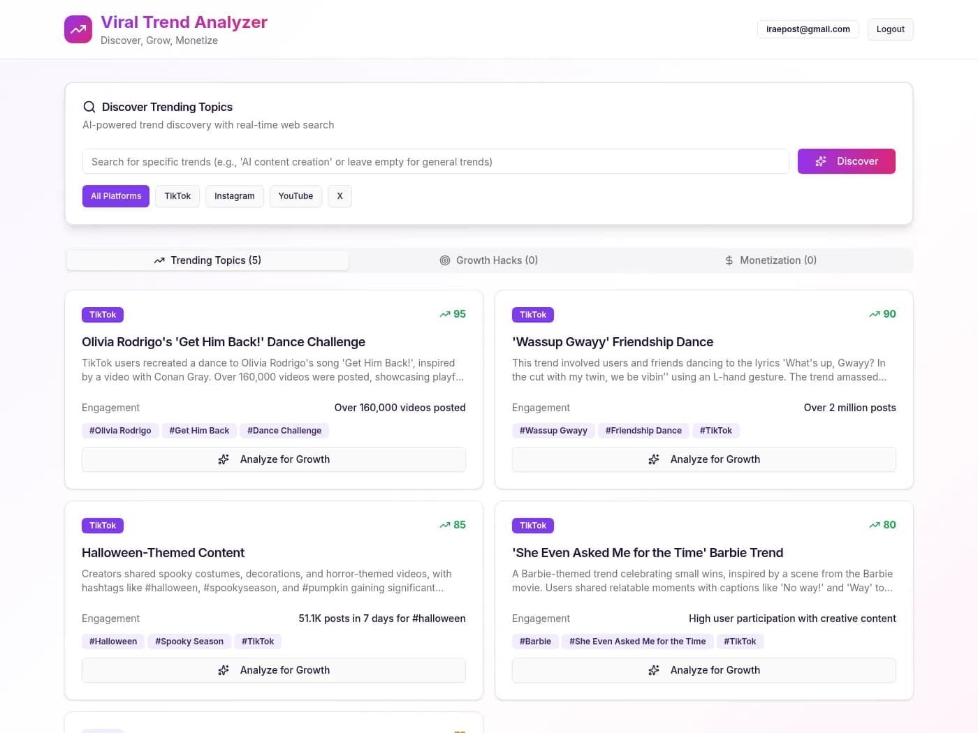 Viral Trend Analyzer