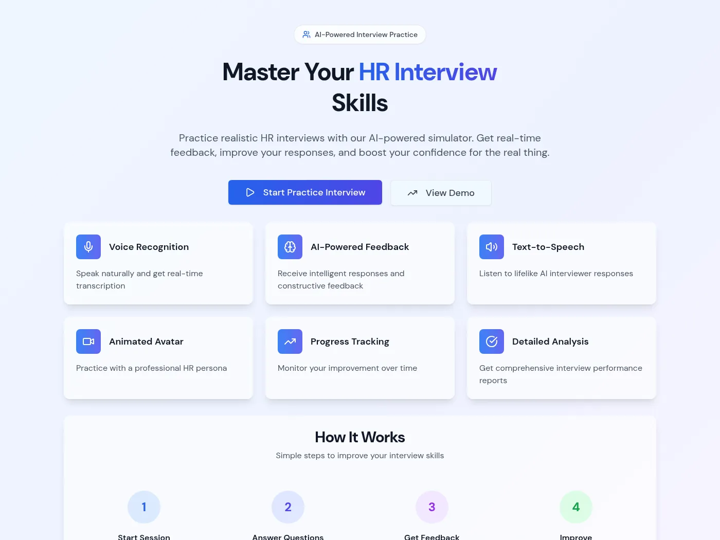 Virtual HR Interview Simulator