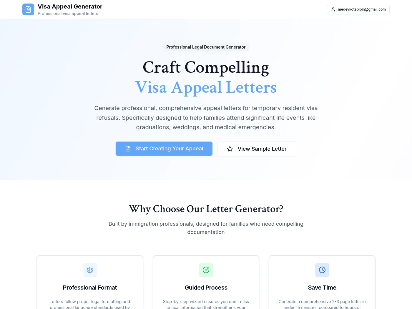 Visa Appeal Letter Generator for Family Graduation Events