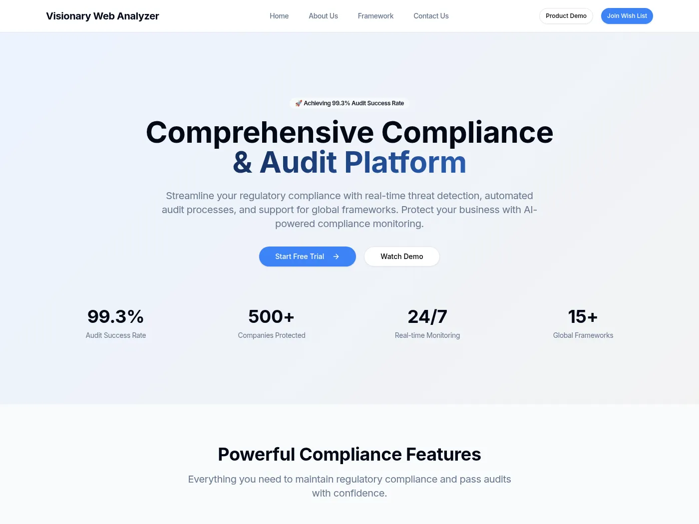 Visionary Web Analyzer