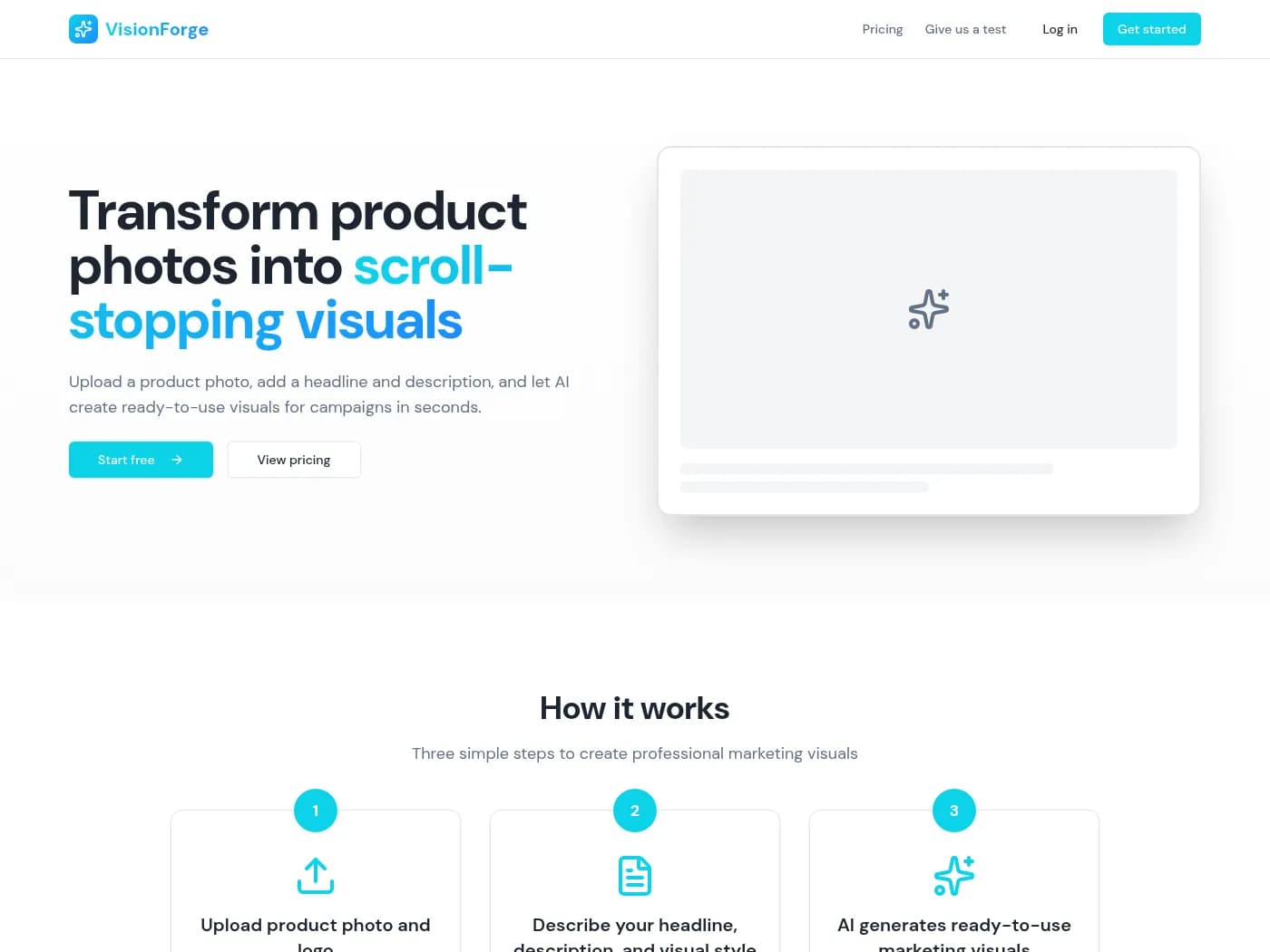 VisionForge - AI-Powered SaaS for Product Image Generation and Credits Management