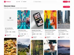 Visual Bookmarking Platform with Masonry Grid