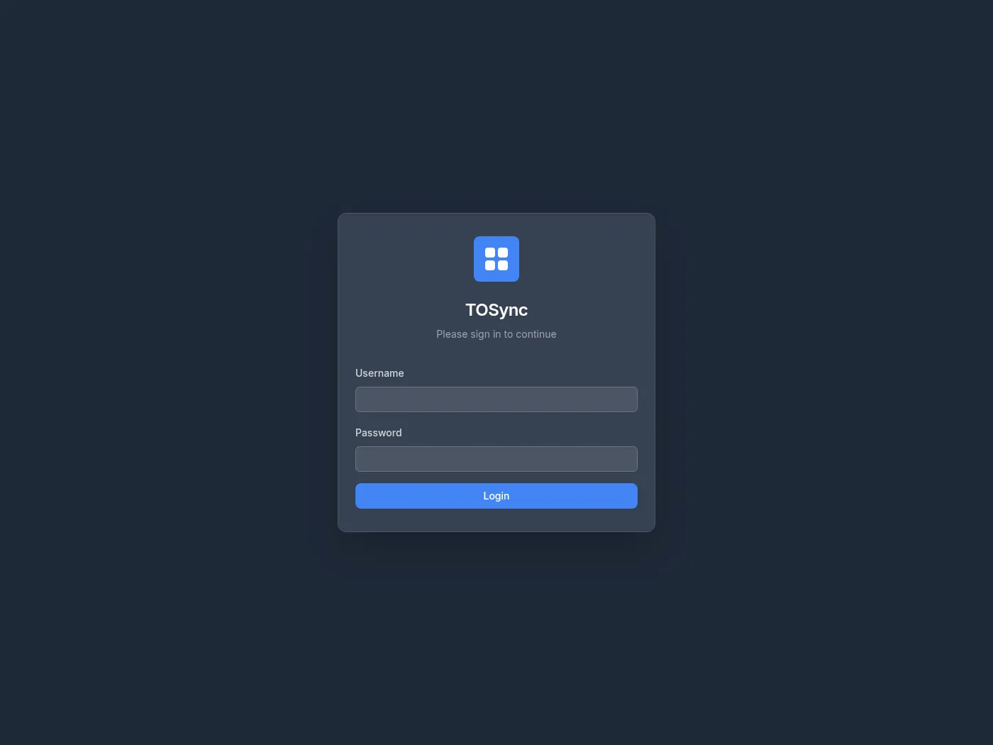 Visual Project Manager with Custom Login UI