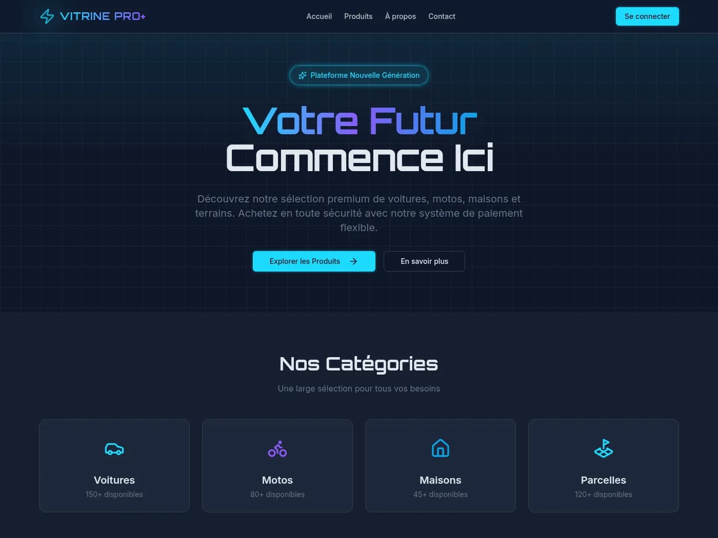 Vitrine Futuriste Pro+