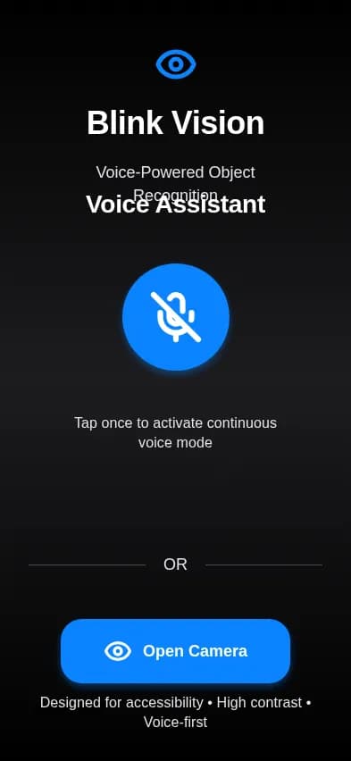 Voice-Assisted Visual Recognition App for the Blind