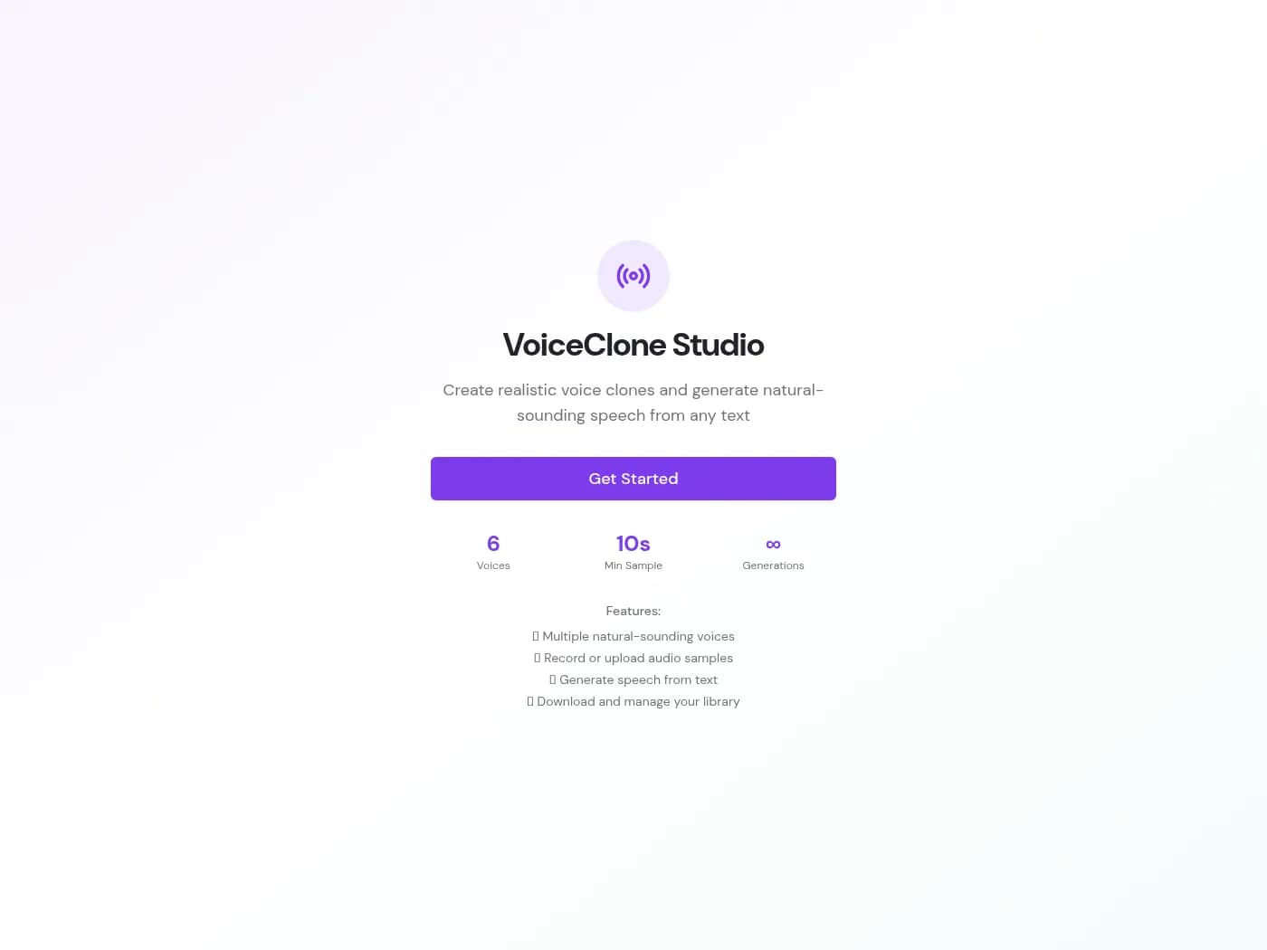 VoiceClone Studio