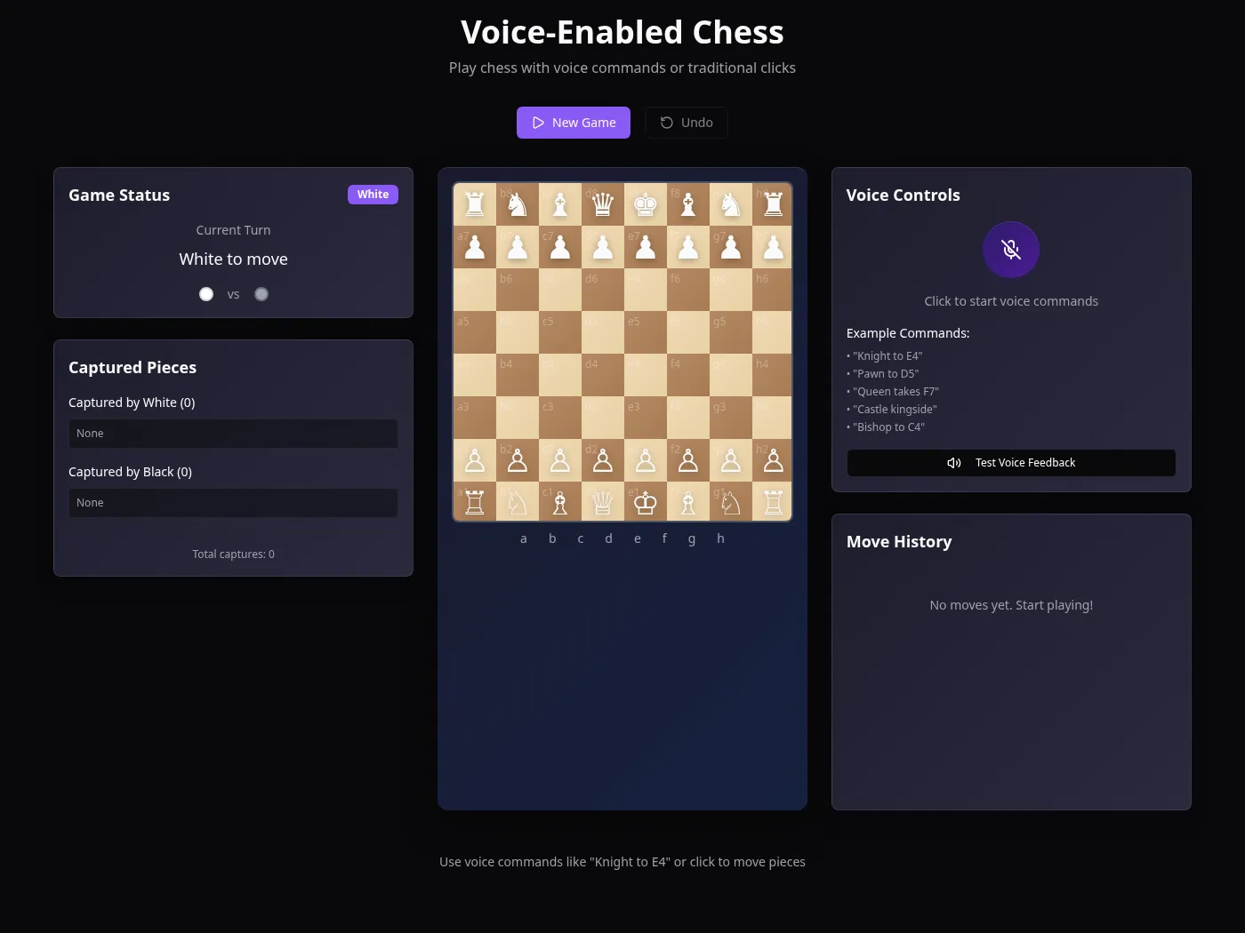 Voice-Enabled Chess Game