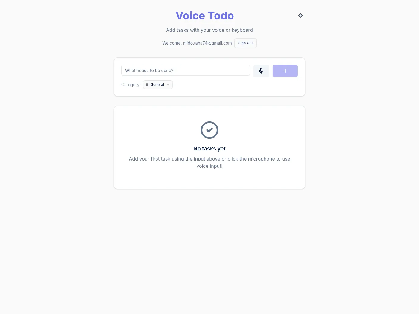 Voice-Enabled To-Do List App